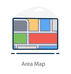 Route map Royalty Free Vector Image - VectorStock