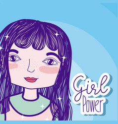 Woman power cartoon Royalty Free Vector Image - VectorStock