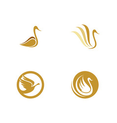 Goose logo template Royalty Free Vector Image - VectorStock