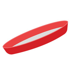 Red sieve on white background Royalty Free Vector Image