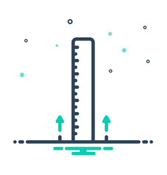 Height chart animals Royalty Free Vector Image