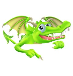 Cute dragon Royalty Free Vector Image - VectorStock