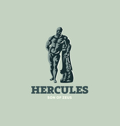 Statue hercules Royalty Free Vector Image - VectorStock