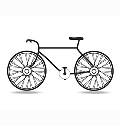 Outline bicycle Royalty Free Vector Image - VectorStock