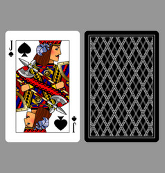 Human skull full face in ace spades Royalty Free Vector