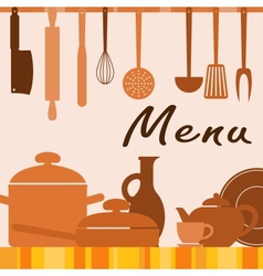 Kitchen background Royalty Free Vector Image - VectorStock