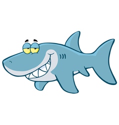 Happy Shark Royalty Free Vector Image - VectorStock