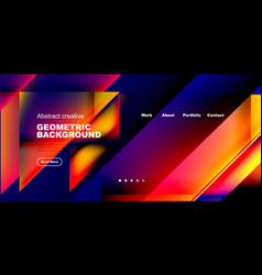 Dynamic triangle composition abstract background Vector Image