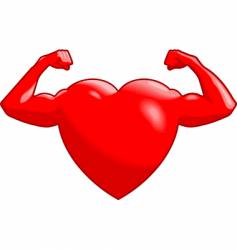 Strong heart Royalty Free Vector Image - VectorStock