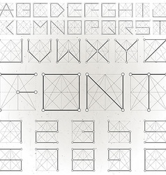 Abstract text design Royalty Free Vector Image