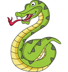 Cute cobra cartoon Royalty Free Vector Image - VectorStock