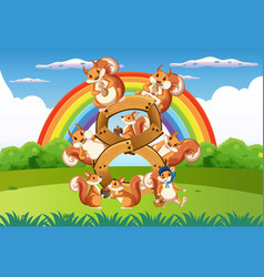 Eight bird on sky Royalty Free Vector Image - VectorStock