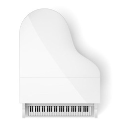 Blue music note isolated on white background Vector Image