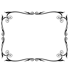 Simple ornamental decorative frame Royalty Free Vector Image