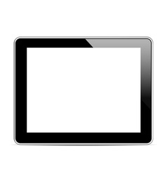 Digital devices outline modern laptop tablet Vector Image