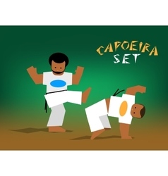 Capoeira set Royalty Free Vector Image - VectorStock