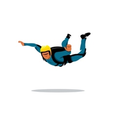 Skydiving sign Royalty Free Vector Image - VectorStock