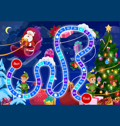 Christmas elf and santa claus helper Royalty Free Vector