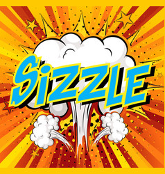 Word get ready to rumble on comic cloud explosion Vector Image