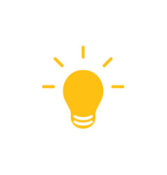 Electric power light bulb shine symbol decoration Vector Image