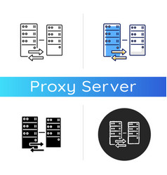Reverse proxy icon Royalty Free Vector Image - VectorStock