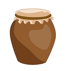 Clay jar Royalty Free Vector Image - VectorStock