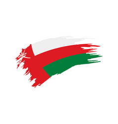 Oman flag Royalty Free Vector Image - VectorStock