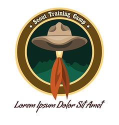 Young boy scout Royalty Free Vector Image - VectorStock