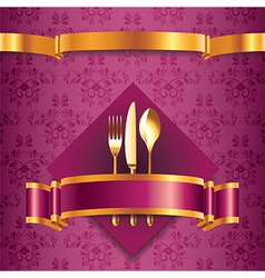 Elegant Restaurant Menu design Royalty Free Vector Image