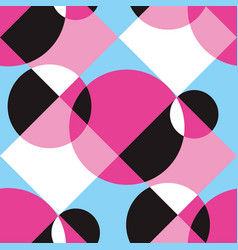 Abstract bubbles dynamic fluid seamless pattern Vector Image