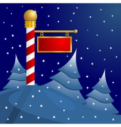 North Pole Christmas Royalty Free Vector Image