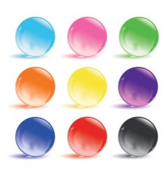 Set of color balls Royalty Free Vector Image - VectorStock