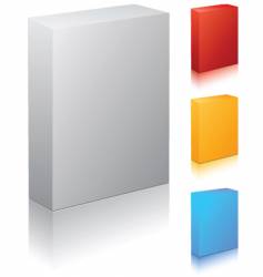 Software box template Royalty Free Vector Image