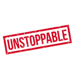 Unstoppable rubber stamp Royalty Free Vector Image