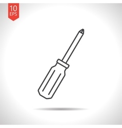Phillips screwdriver icon Royalty Free Vector Image