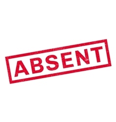 Absent rubber stamp Royalty Free Vector Image - VectorStock