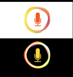 Voice recording studio Royalty Free Vector Image