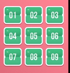 Counting numbers on strawberries Royalty Free Vector Image