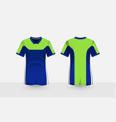 Blue and white layout e-sport t-shirt design Vector Image