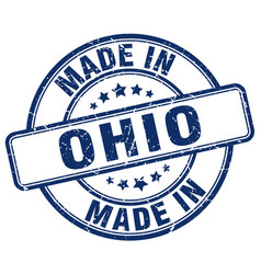 Made in ohio Royalty Free Vector Image - VectorStock