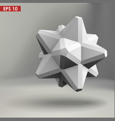 Collection of pixel art 3d isometric shapes Vector Image