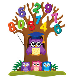 Counting numbers with animals Royalty Free Vector Image