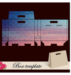 Gift box template Royalty Free Vector Image - VectorStock