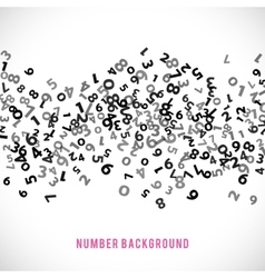 Abstract math number background Royalty Free Vector Image