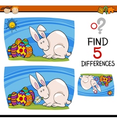 Differences task for children Royalty Free Vector Image