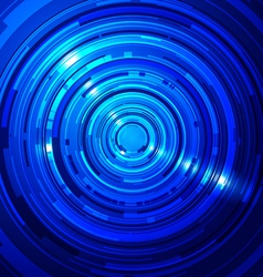 Abstract circle technology light blue background Vector Image