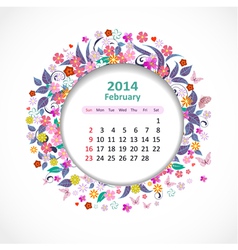Calendar 2014 Royalty Free Vector Image - VectorStock