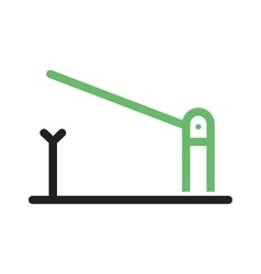 Check Post Barrier Royalty Free Vector Image - VectorStock