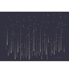 Meteor shower seamless pattern Royalty Free Vector Image