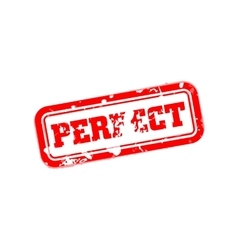Perfect rubber stamp Royalty Free Vector Image